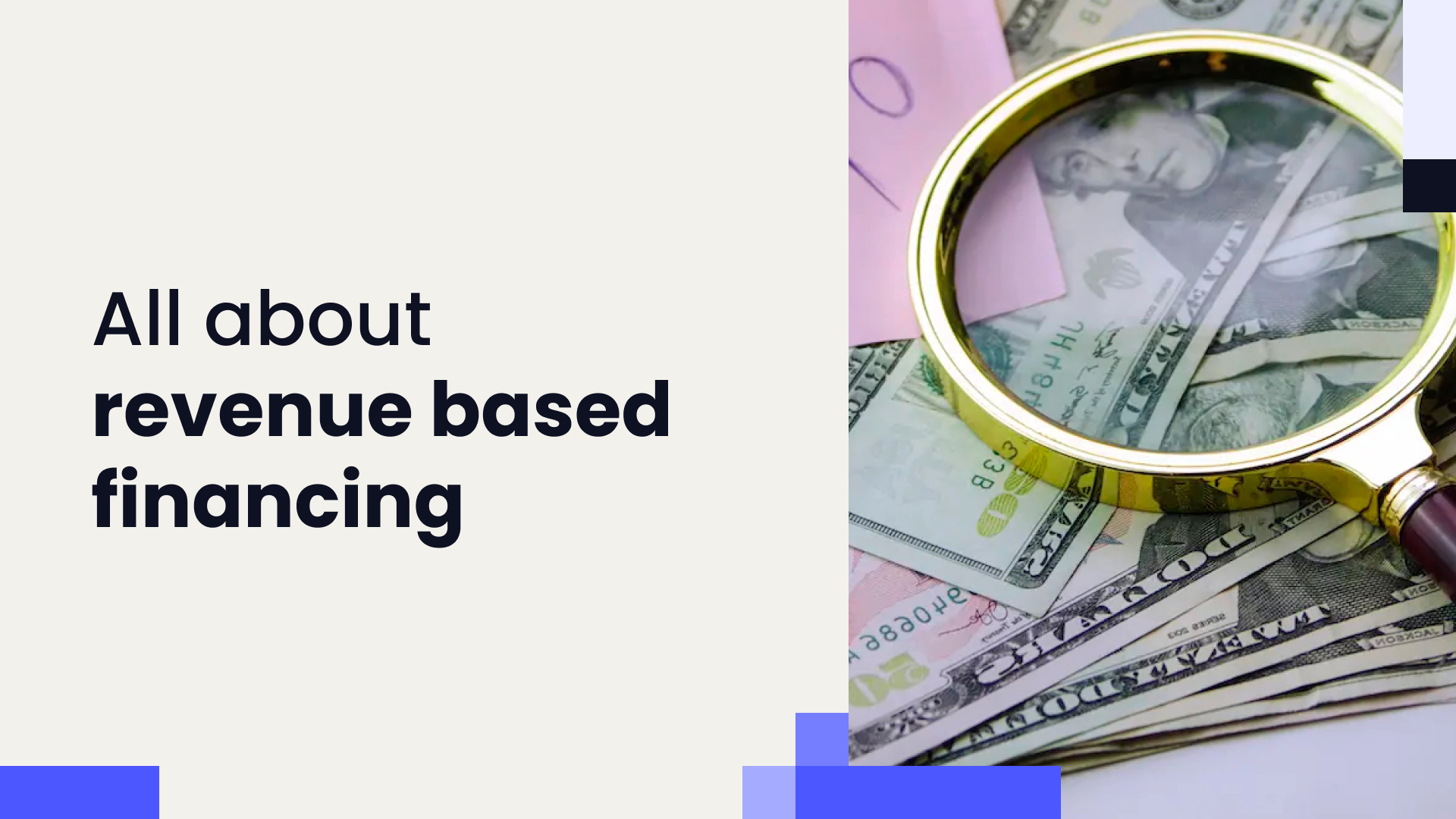 The complete guide to revenue based financing - 8fig