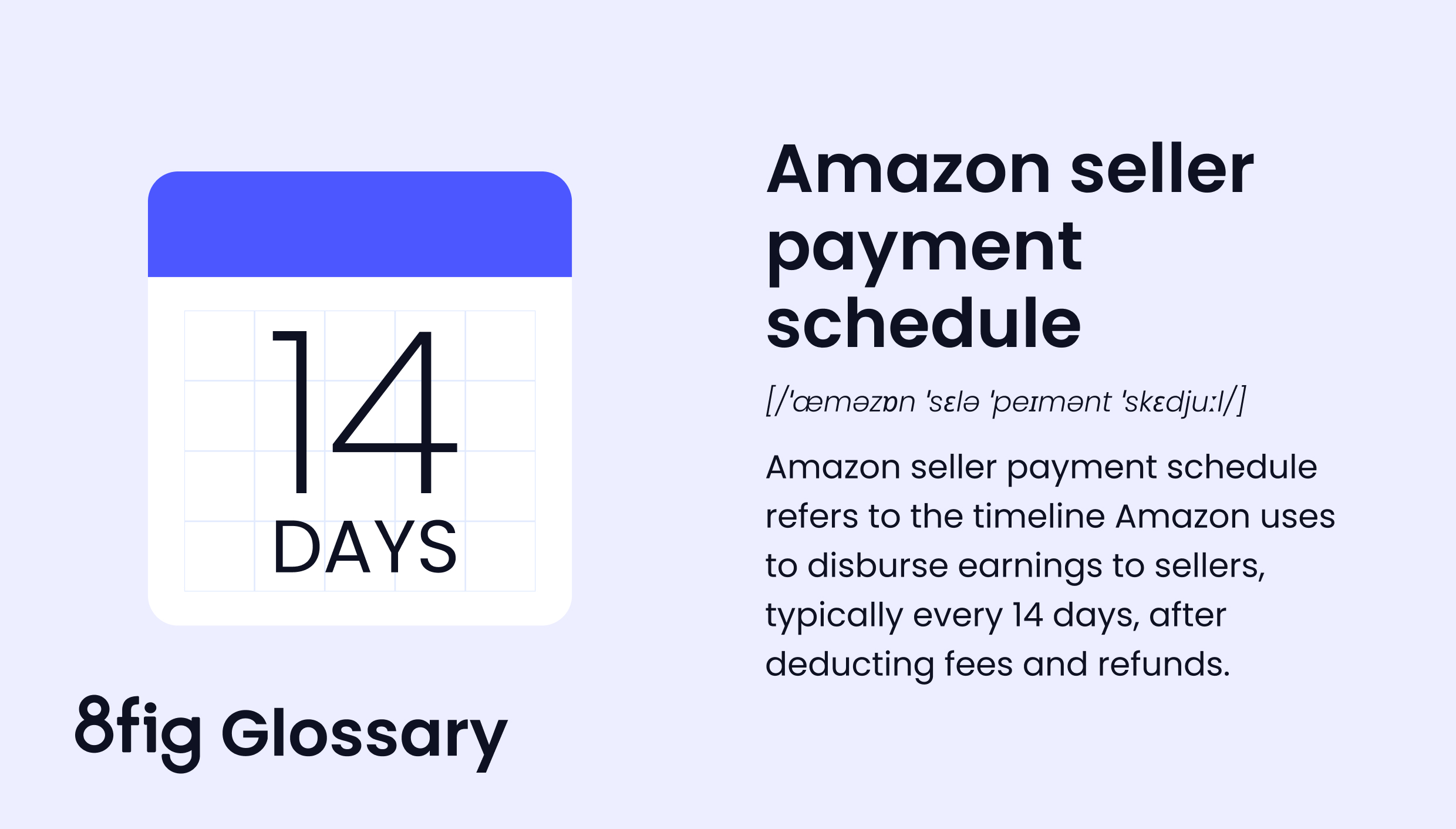 Amazon seller payment schedule - 8fig